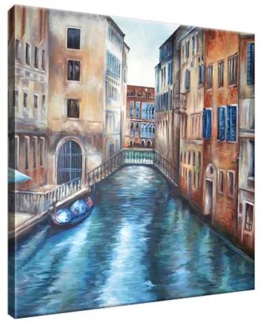 Obraz na plátně Domy v Benátkách 30x30cm 3572A_1AI