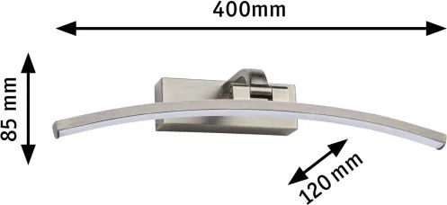 Paulmann 95560 - LED/8,5W Obrazové svítidlo BENTO 230V 40 cm mosaz