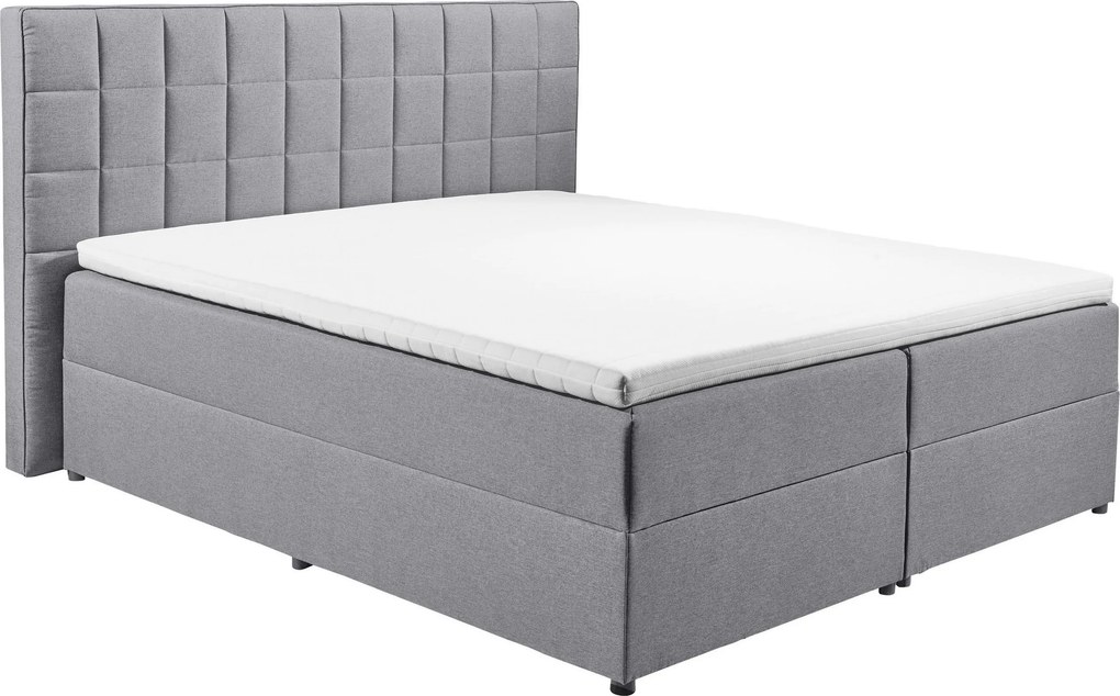 XXXLutz AMERICKÁ POSTEL, 180/200 cm, šedá MID.YOU - Online Only postele - 002220033802