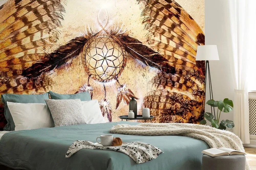 Samolepící tapeta indiánský lapač snů - 450x300 cm