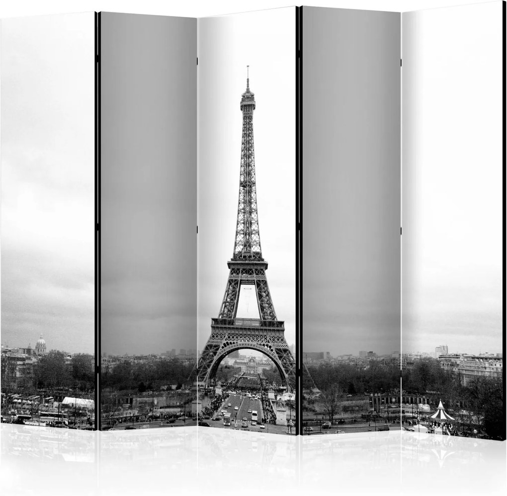 Paraván - Paris: black and white photography II [Room Dividers] 225x172