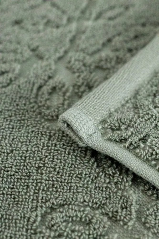 Dárkové balení ručník a osuška LEAF, 2 ks Khaki