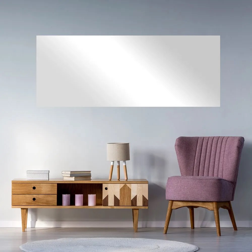 Samolepící zrcadlová fólie, stříbrná, 150 x 58 cm