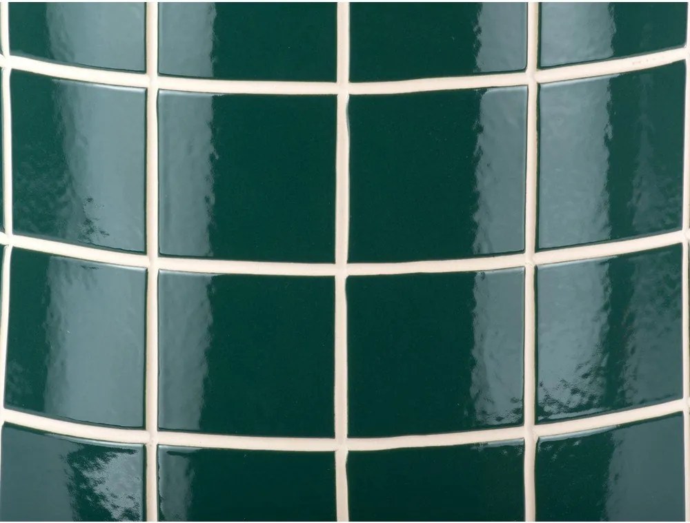 Keramický kulatý odkládací stolek ø 33 cm Retro Tiles – Leitmotiv