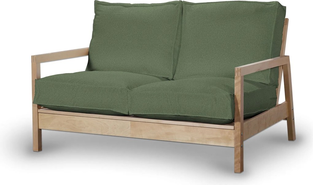 Potah na pohovku IKEA  Lillberg 2-místná nerozkládací barva zelená látka pletený vzor