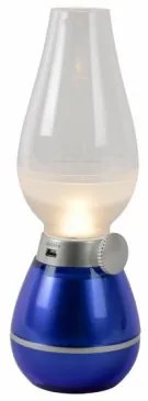 LUCIDE ALADIN Blowing Control 0,4W LED Blue, stolní lampa
