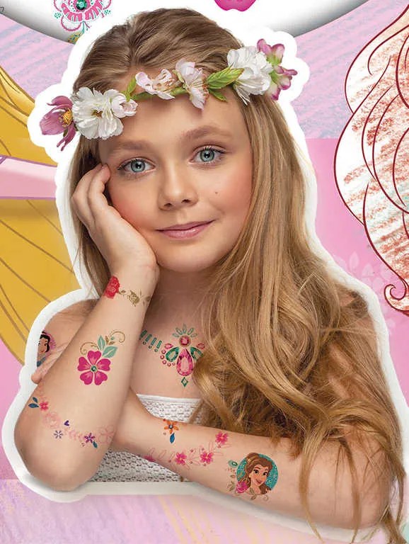 JIRI MODELS Omalovánky + tetování Disney Princezny 9