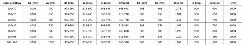 Mexen Mist-B Duo, 2-křídlý výklopný sprchový kout 100 x 80 cm, čiré sklo, zlatý lesklý profil, 8A2-100-080-50-00