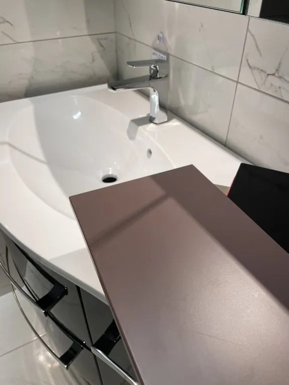 Lavedo Vanessa Dark Melon 110 koupelnová skříňka s umyvadlem Orientace: Pravá