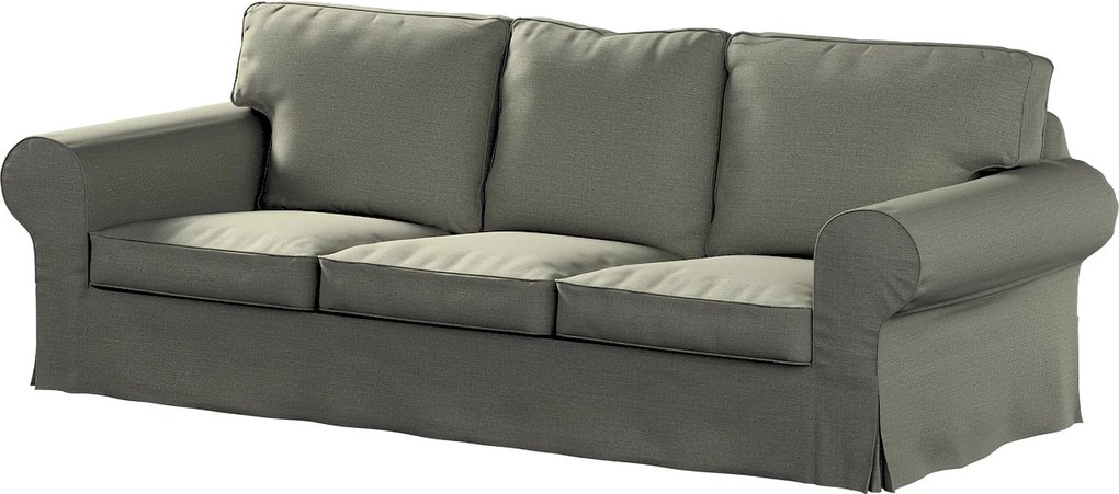 Potah na pohovku IKEA Ektorp 3-místná rozkládací, NOVÝ MODEL 2013 barva šedá látka pletený vzor