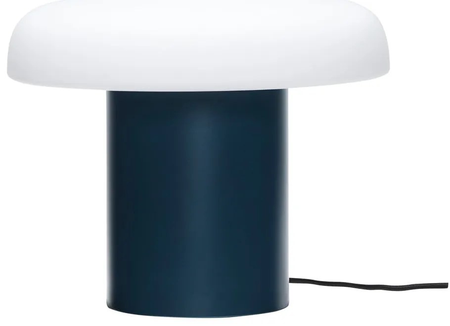 Tmavě modrá stolní lampa (výška 20 cm) Ateliers – Hübsch Biano.cz