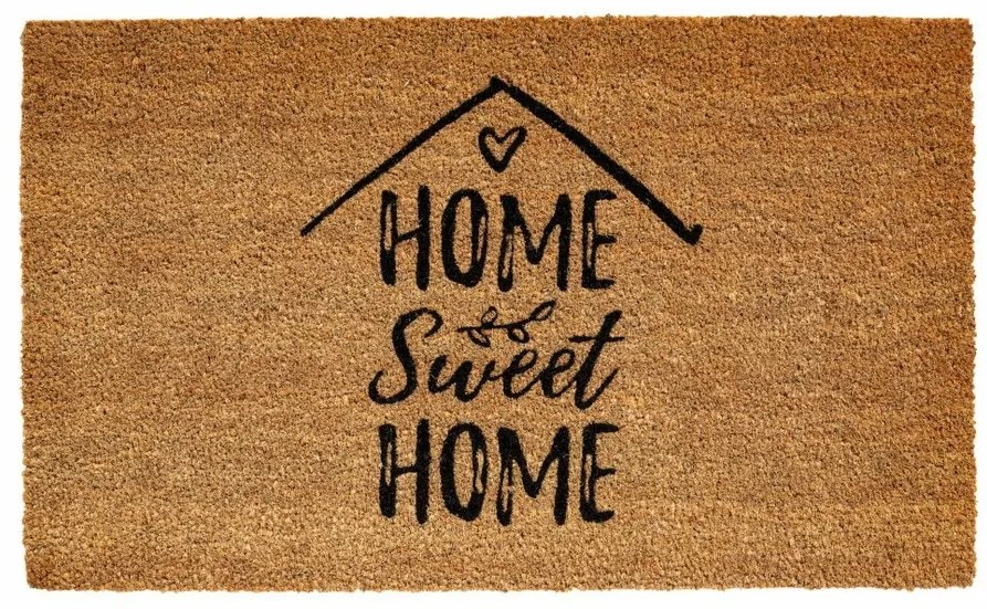 Vopi Kokosová rohožka Ruco print Home Sweet Home, 45 x 75 cm