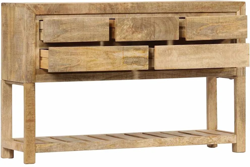 Příborník 120 x 30 x 75 cm masivní mangovníkové dřevo 247479