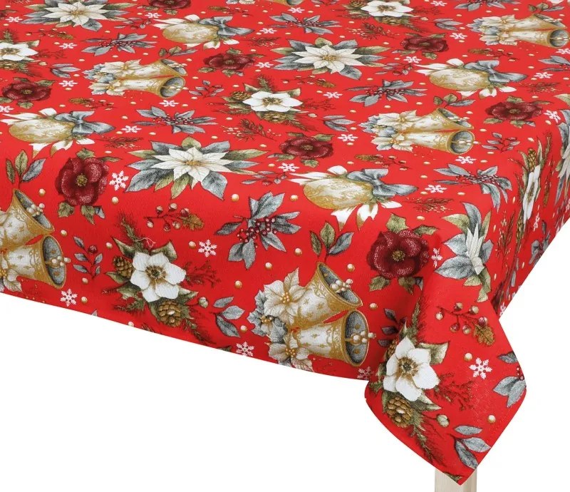 Bellatex Ubrus VÁNOCE Červená,Šedá,Zelená 70x70 cm