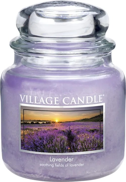 Village Candle Vonná svíčka ve skle - Levandule - Lavender