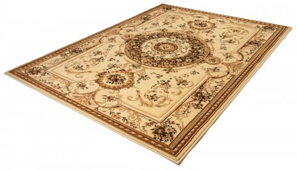 Kusový koberec klasický vzor 3 béžový 160x220cm
