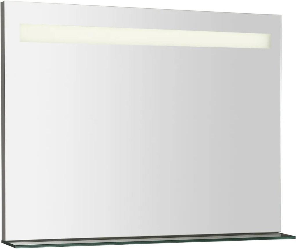 SAPHO - BRETO LED podsvícené zrcadlo s policí 800x608mm BT080