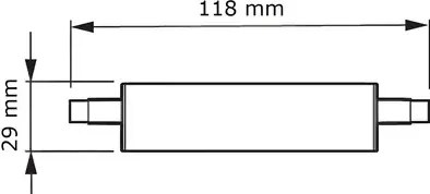 Philips CorePro LEDlinear R7S 118mm / LED žárovka / 14W (120W) / 2000l