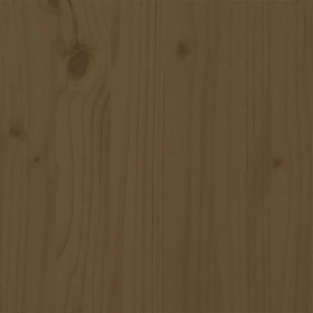 Rám postele medově hnědý masivní dřevo 100 x 200 cm,  3105943