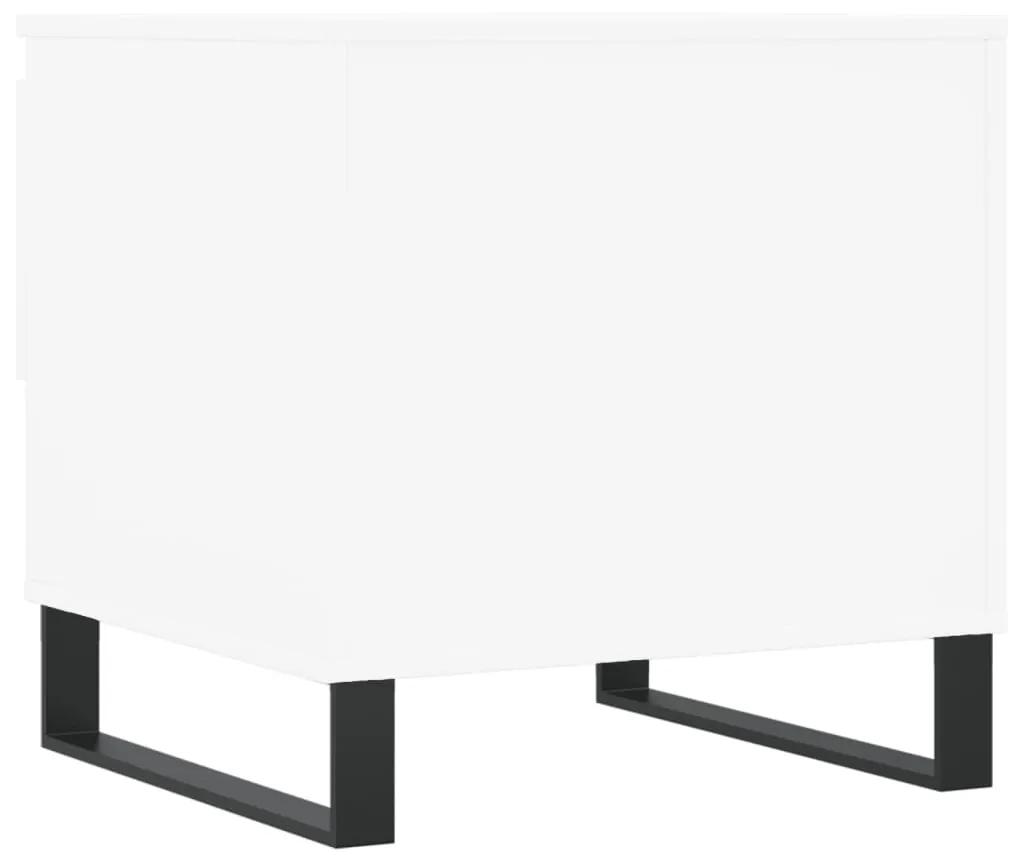 Konferenční stolky 2 ks bílé 50 x 46 x 50 cm kompozitní dřevo