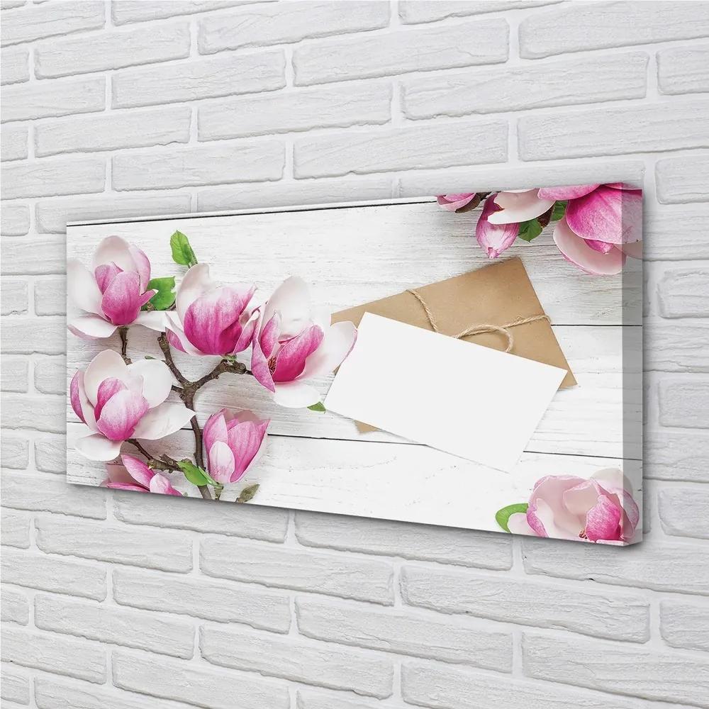 Obrazy na plátně Magnolia desky 100x50 cm