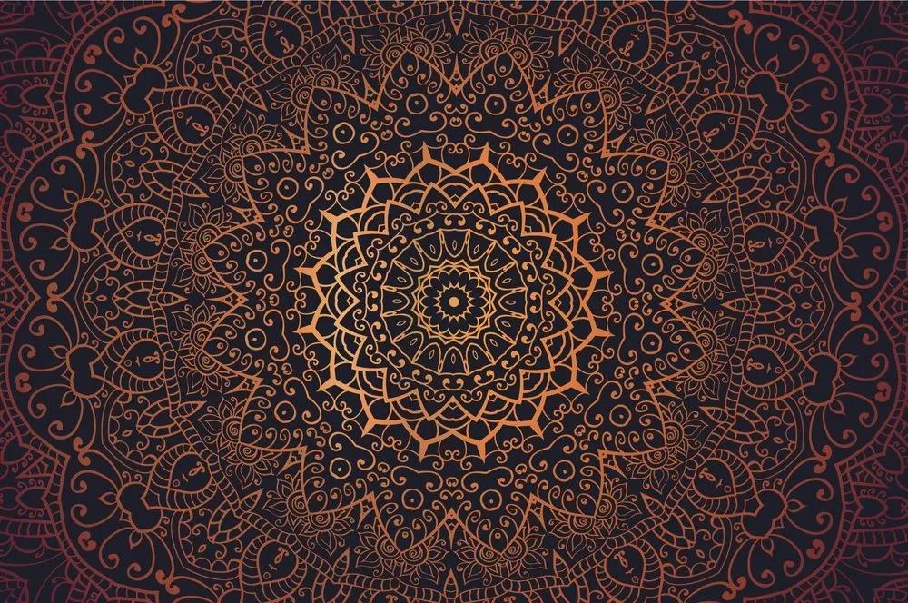 Samolepící tapeta vintage Mandala v indickém stylu - 225x270