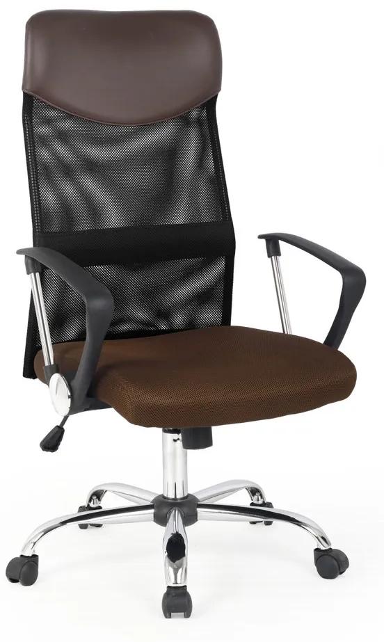 Halmar Kancelářská židle VIRE, hnědá/černá