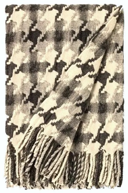 MANTECAS Vlněná deka BUREL hnědo-béžová, 130 x 180 cm