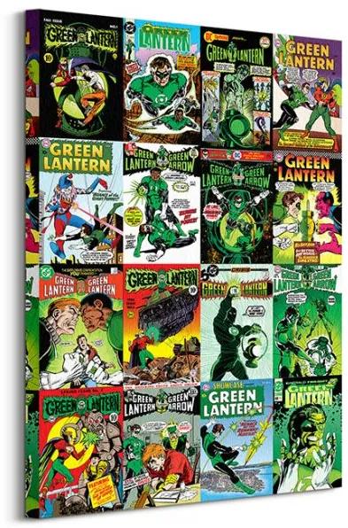 Obraz na plátně DC Comics Green Lantern (Collage) 60x80cm WDC99448