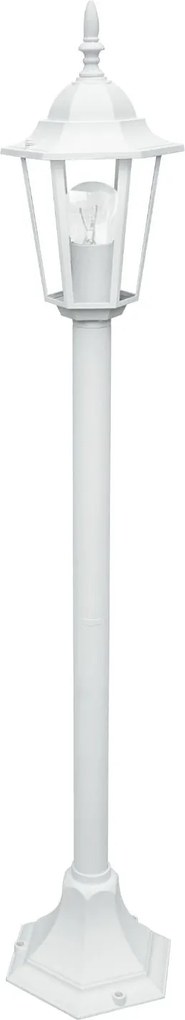 FAN LANT-MILANO/P1 BCO Sloupkové svítidlo MILANO bílá, 1xE27, IP44, 105 x 21 cm - FANEUROPE