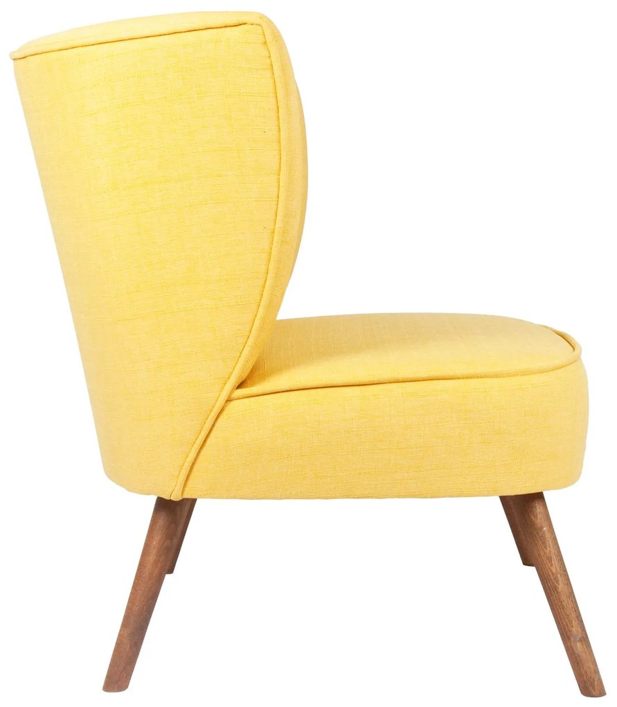 Atelier del Sofa Křeslo Bienville - Yellow, Žlutá