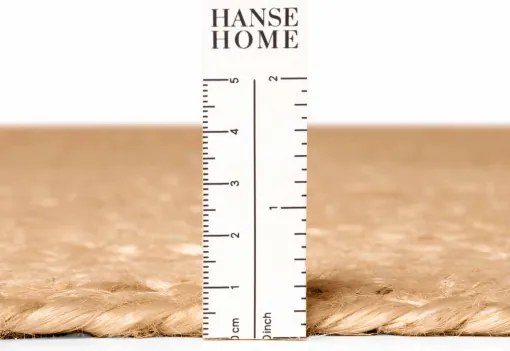 Koberec Hanse Home Jute Braided Rangpur naturální / zlatý ovál
