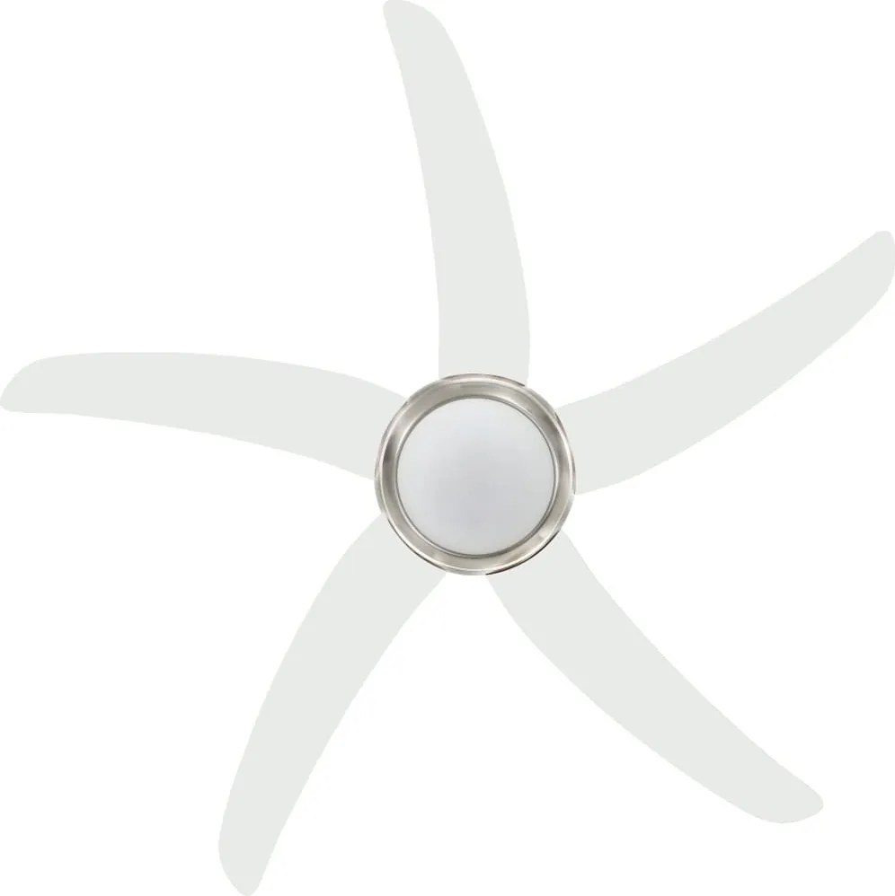 vidaXL Ozdobný stropní ventilátor se světlem 128 cm [50538] Barva: světle hnědá
