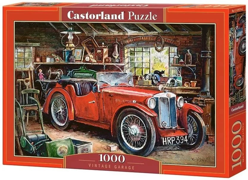 Castorland puzzle veterán v garáži 1000 dílků