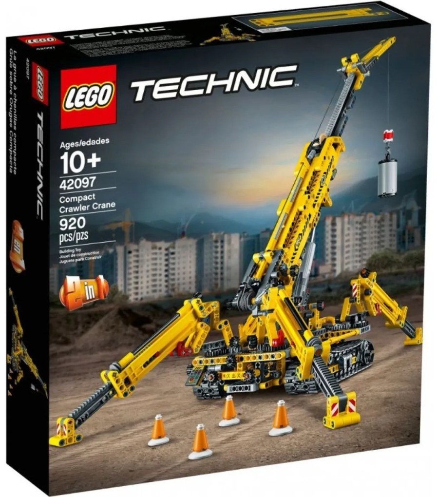 Lego technic 42097 kompaktní pásový jeřáb