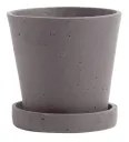 Květináč Flowerpot s podmiskou Plum S HAY