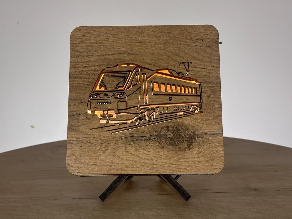Li-Go "Pendolino" lampa 19x19 cm provedení povrchu: dub světlý