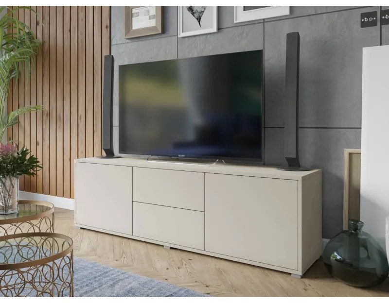 TV skříňka Alekto 2D2SZ AK09, Barva dřeva: kašmír