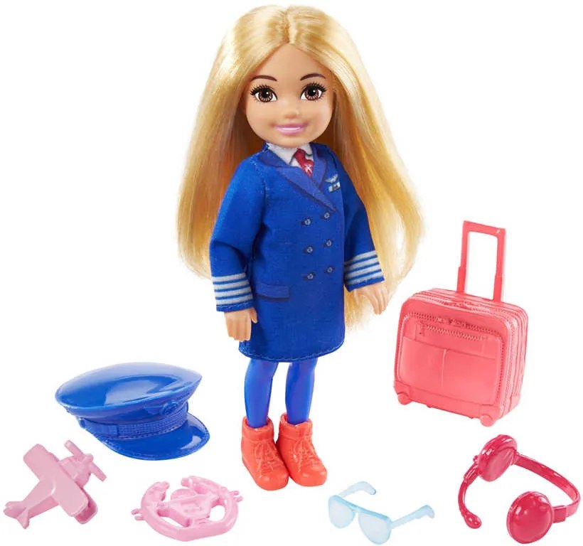 MATTEL BRB Barbie Chelsea povolání set panenka s doplňky 5 druhů 25gtn86