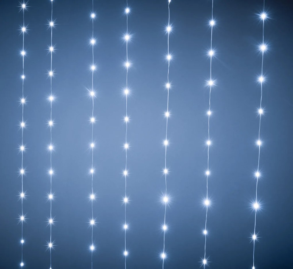 Livarno® Světelný LED závěs (studená bílá)