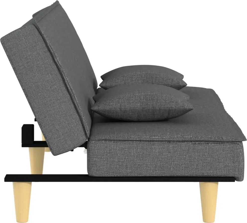 vidaXL Rozkládací pohovka textil [351904] Barva: světle šedá
