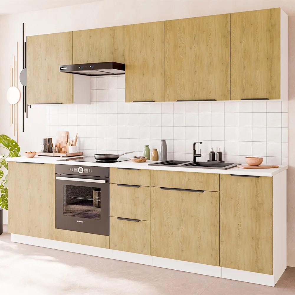 CREMONA bc | dolní skříňka 80 ZL 2F dřezová | 80 cm | bílá/cremona