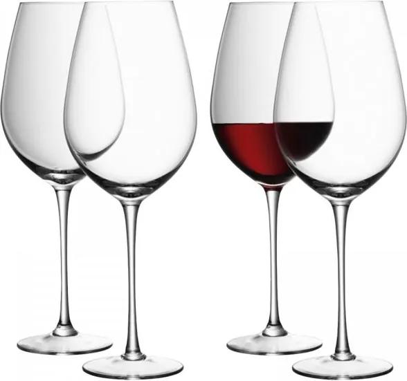 LSA Wine číše na červené víno 850ml, Set 4ks, Handmade