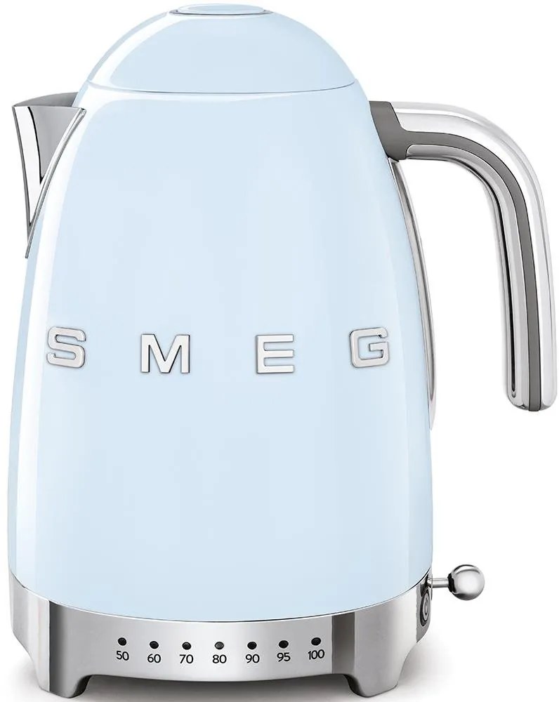 Rychlovarná konvice smeg 50's retro style 1,7l led indikátor pastelově modrá