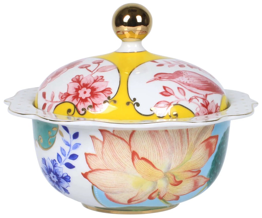 Pip Studio Royal Multi cukřenka 235ml, barevná (porcelánová cukřenka)