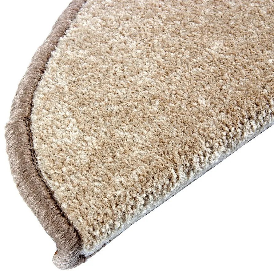 Vopi Nášlapy na schody Eton béžový půlkruh, samolepící - 28x65 půlkruh (rozměr včetně ohybu)