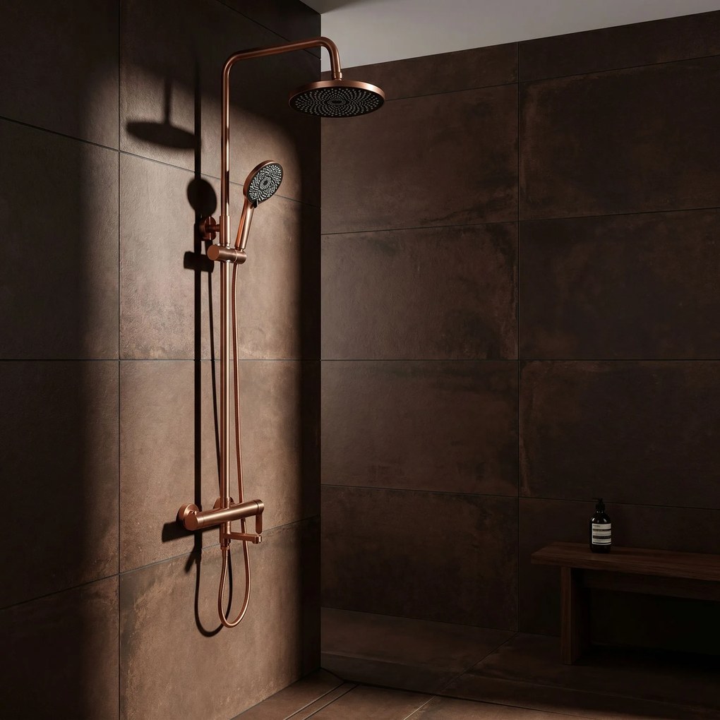 Rea, Sprchový Set Rea Arcos brush copper, REA-P8715