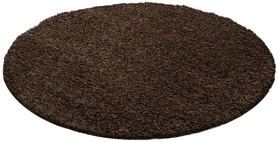 Vopi | Kusový koberec Life Shaggy 1500 brown - 60 x 110 cm