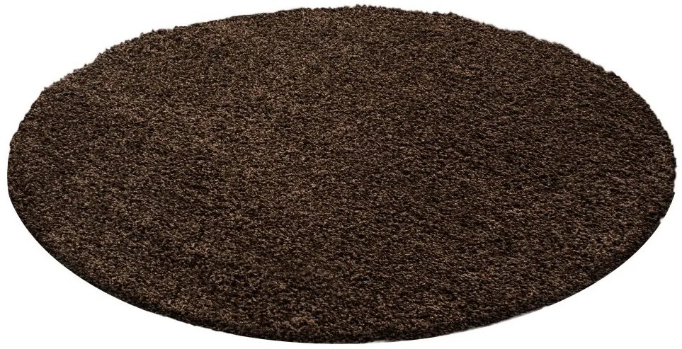 Vopi | Kusový koberec Life Shaggy 1500 brown - 80 x 250 cm