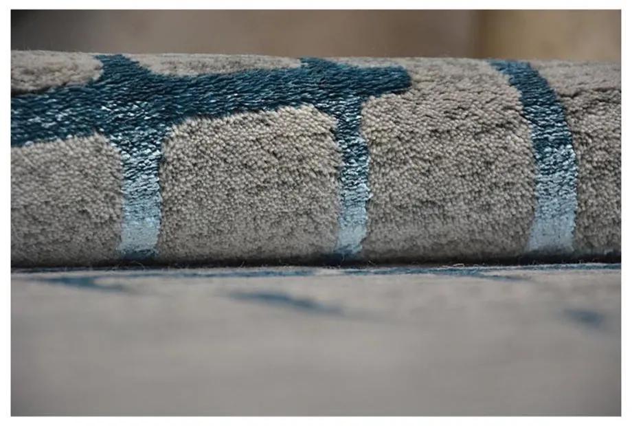 Luxusní kusový koberec akryl Strap šedý 160x230cm
